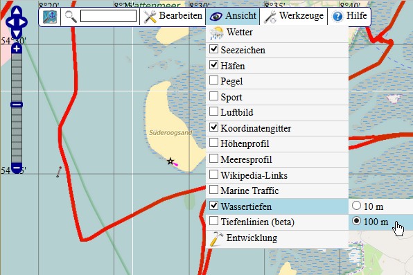 OpenSeaMap-dev:Fullscreenmap-Layout – OpenSeaMap-dev